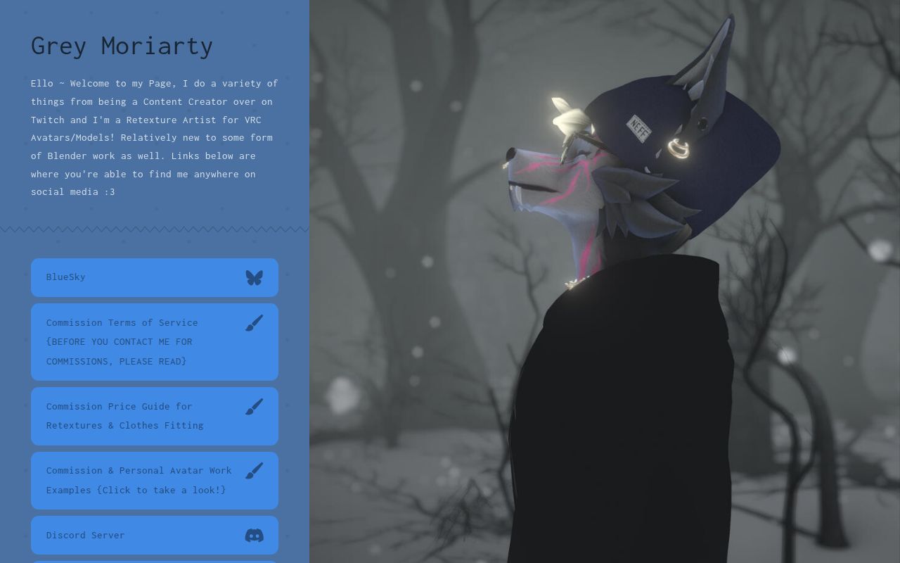 Grey Moriarty's Web Page